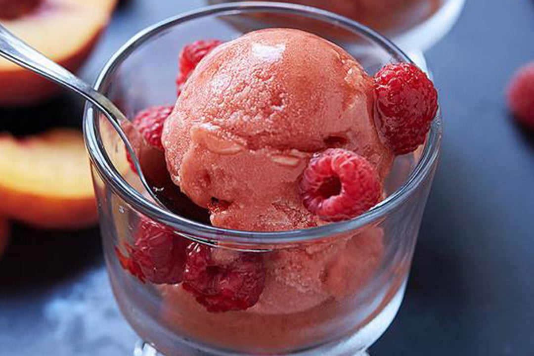 No-Churn Peach & Raspberry Iced Tea Recipe | Stash Tea – Stash Tea Canada
