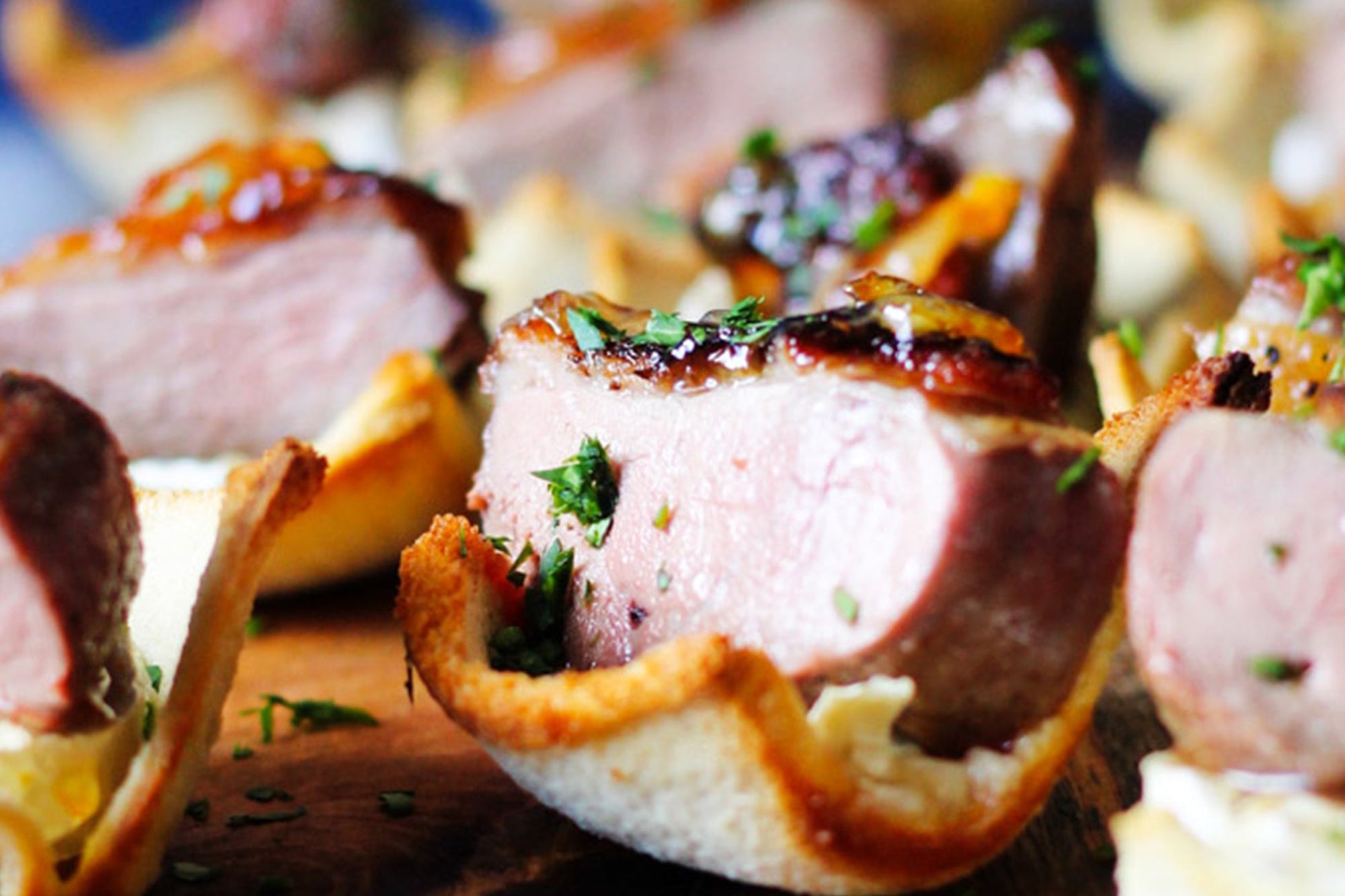 Tea Infused Orange Duck Bites & Brie Recipe | Stash Tea – Stash Tea Canada