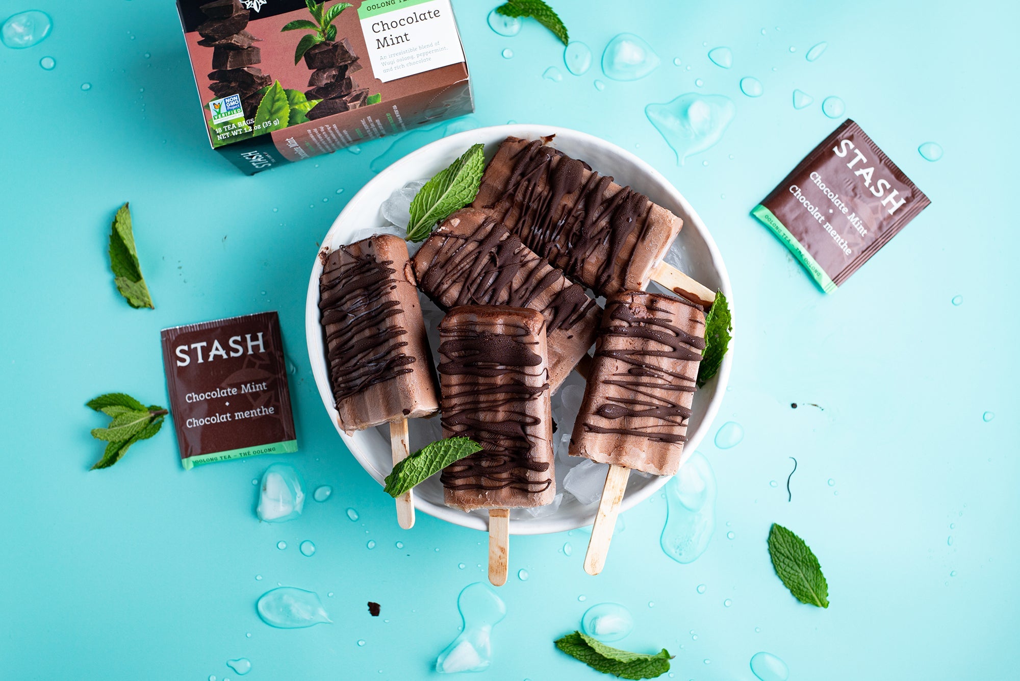 Chocolate Mint Tea Popsicles Recipe | Stash Tea – Stash Tea Canada